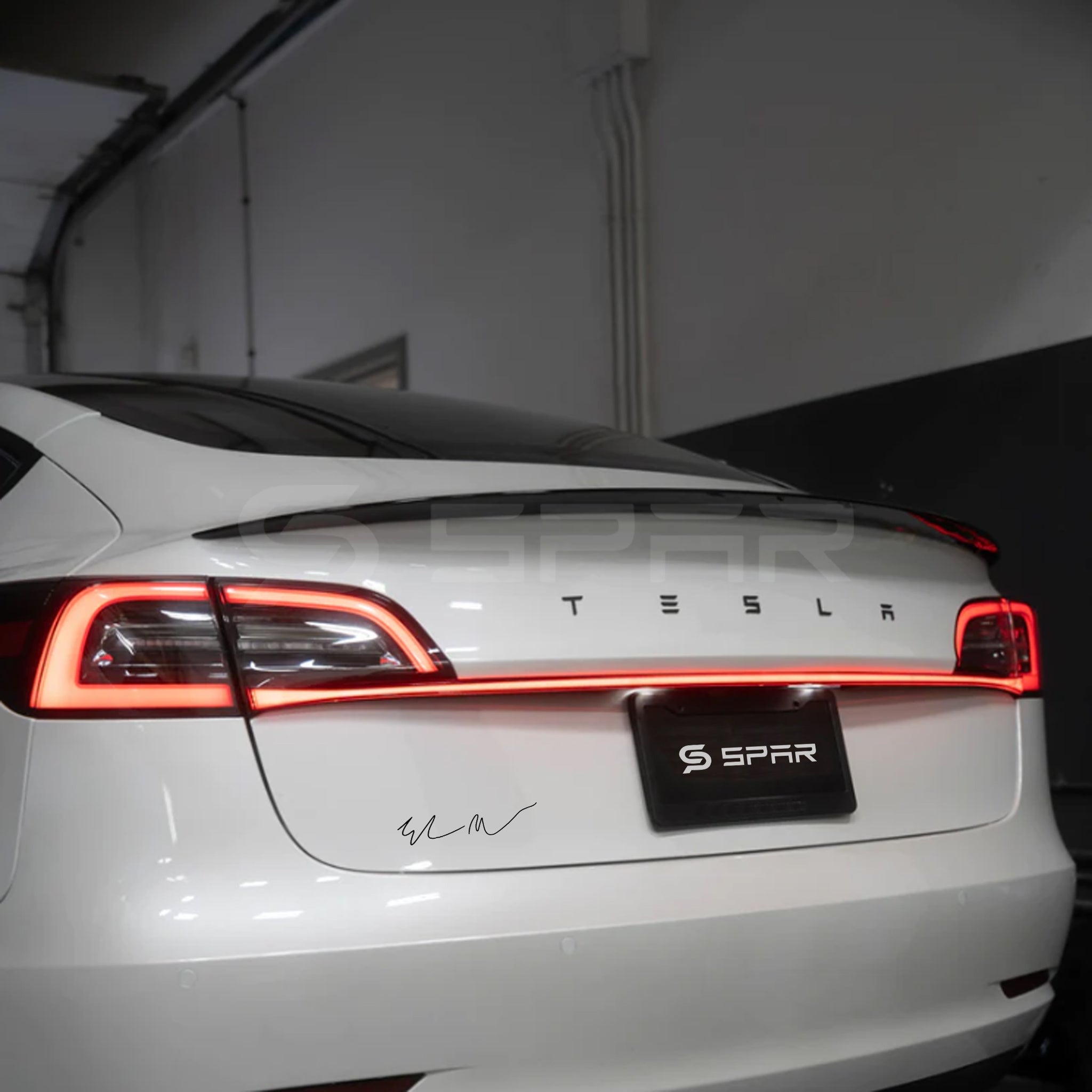 Metal Elon Musk Signature Sticker for Tesla Model S/3/X/Y – Spar UAE